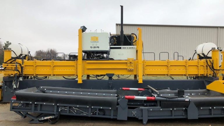 Concrete Paving Train for Middle East Theater - HEM Paving Equipment